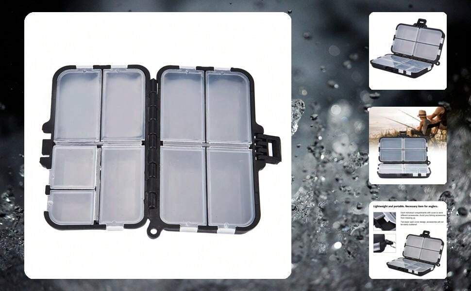 Fishing Tackle Storage Box, Piercing Jewelry Organizer Fishing Tackle ...