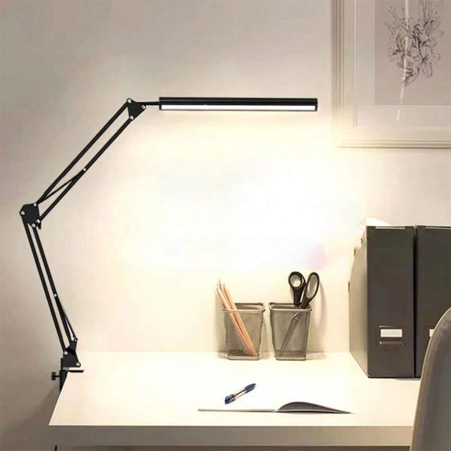 1pc LED Writing Lamp, Eye Protection Desk Lamp, Metal Folding Study And ...