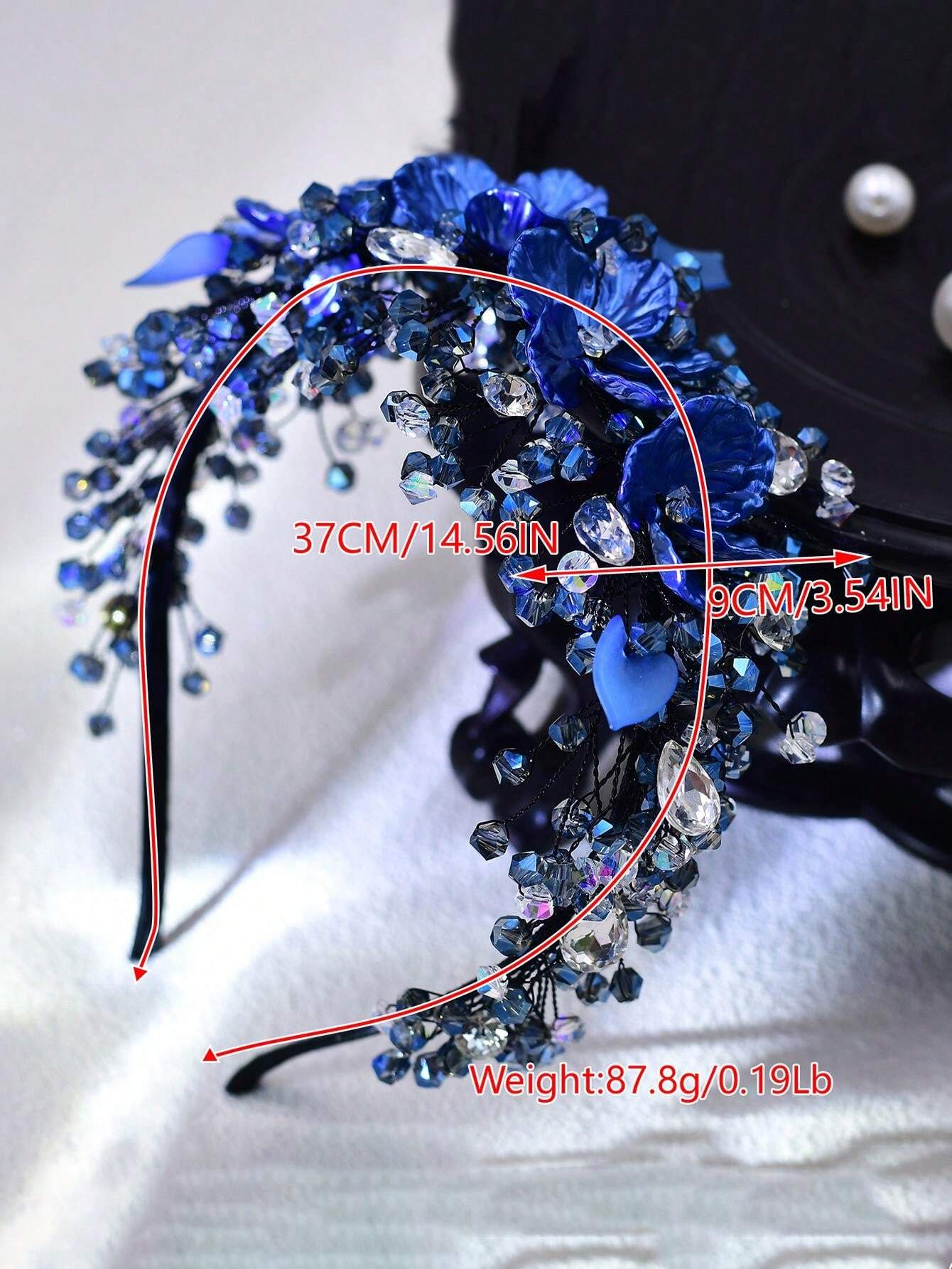 Handmade Bridal Headband With Beautifully Braided Shell, Leaf And ...