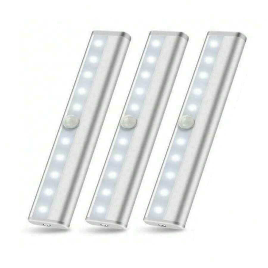 10LED Motion Sensor Stick-On Light Bar (3-Pack Or 6-Pack) | SHEIN ITALIA