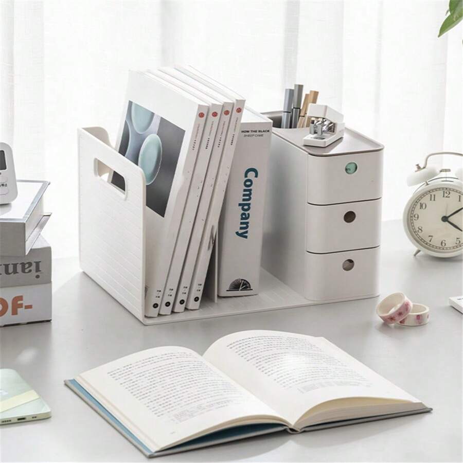 Boîte de rangement avec tiroir de combinaison de bureau, organisateur ...