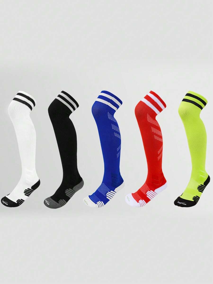 1 Pair Navy Blue Children Compression Socks, Knee High Thick Terry ...