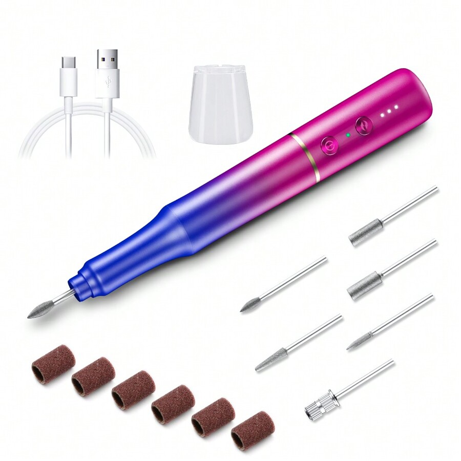 30000RPM Electric Nail Drill, Professional Electric Nail File Set ...