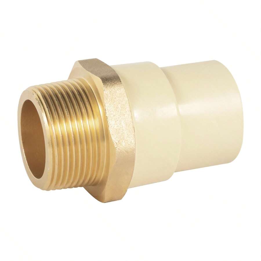 One And A Quarter Inch CPVC Male Adapter With Metal Insert, Foset ...