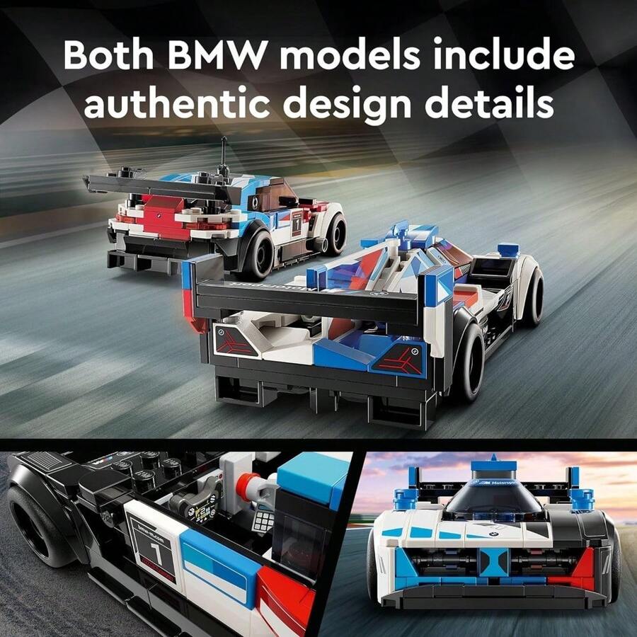 LEGO Speed Champions BMW M4 GT3 & BMW M Hybrid V8 Rennwagen, BMW ...