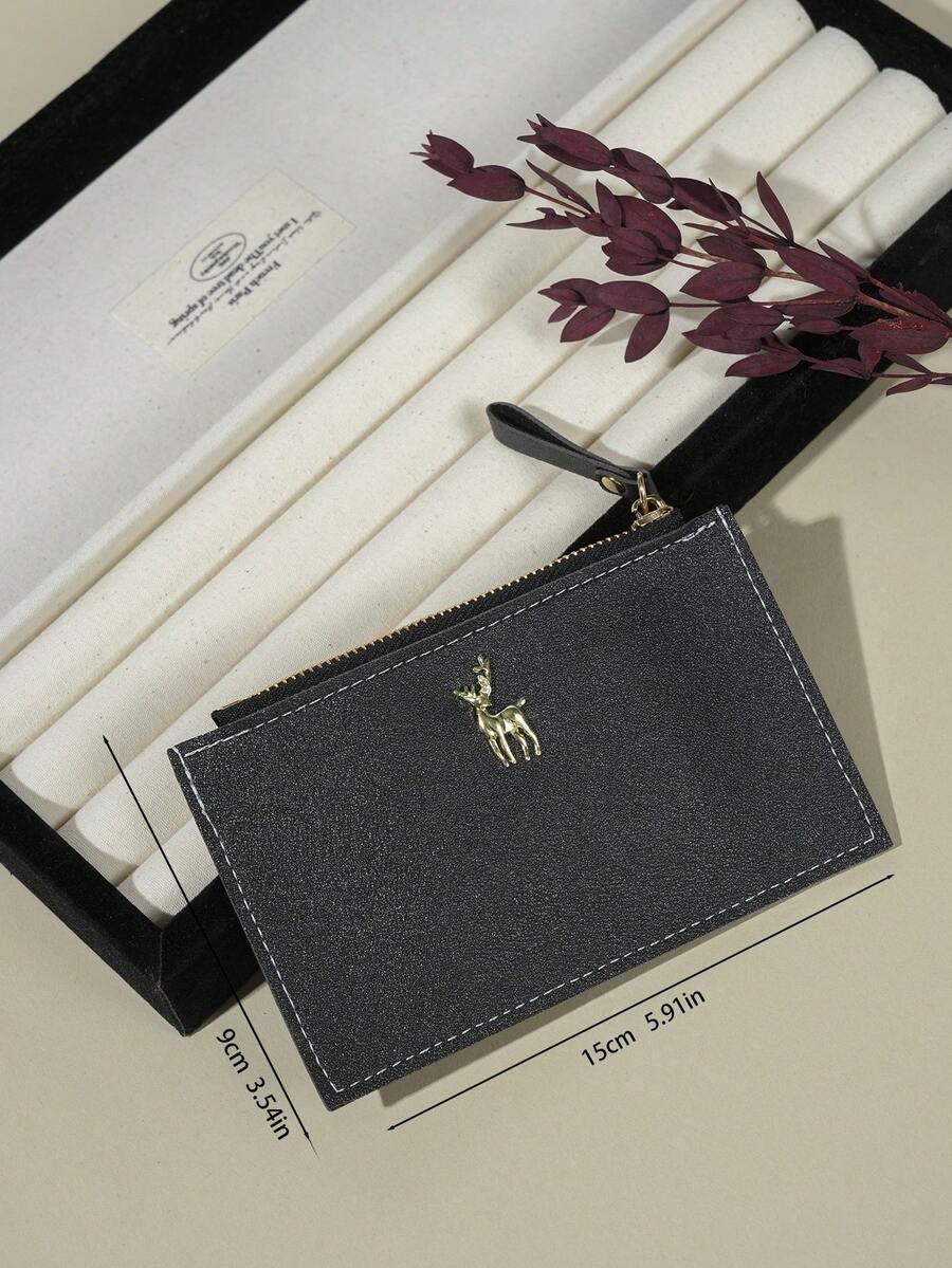 2024 Fashionable Lightweight Deer Shaped Hardware Women's Wallet, Cute ...