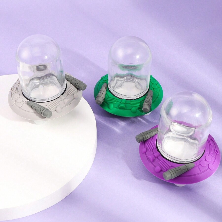 AREWTEC Stash Jar Smell Proof Container (3 Oz) Luminous Silicone Base ...