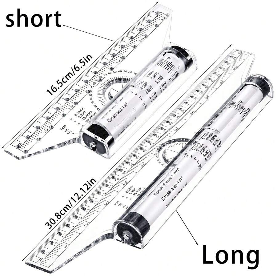 Two Measuring Rolling Rulers, Drawing Rolling Rulers, Parallel Rulers ...