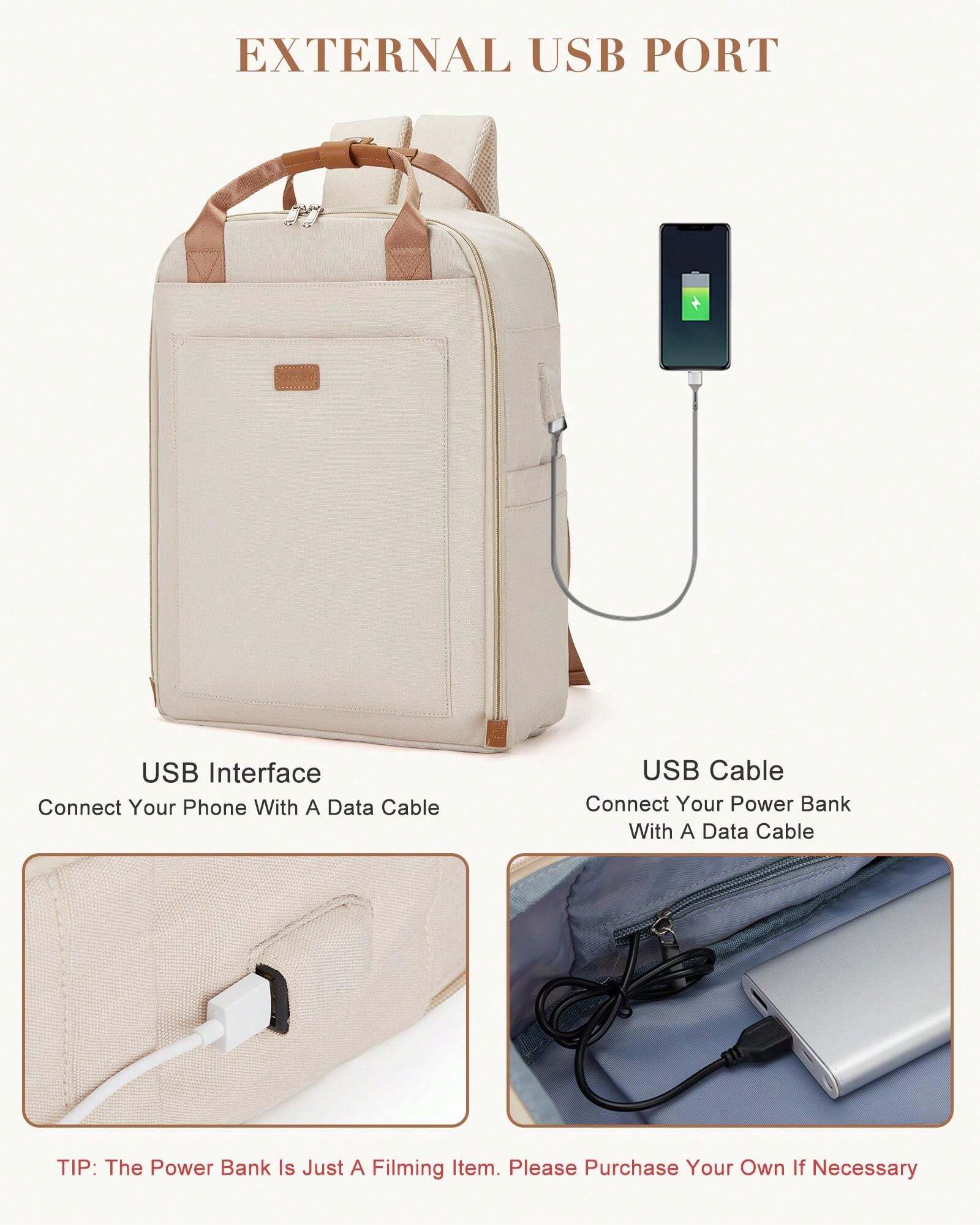 Computer Handbag Bag Laptop Backpack For Men, Multi-Pocket Small School ...