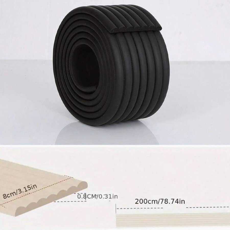 2m/78.74in Long, With Anti-Collision Strip, Furniture Corner Cushion ...