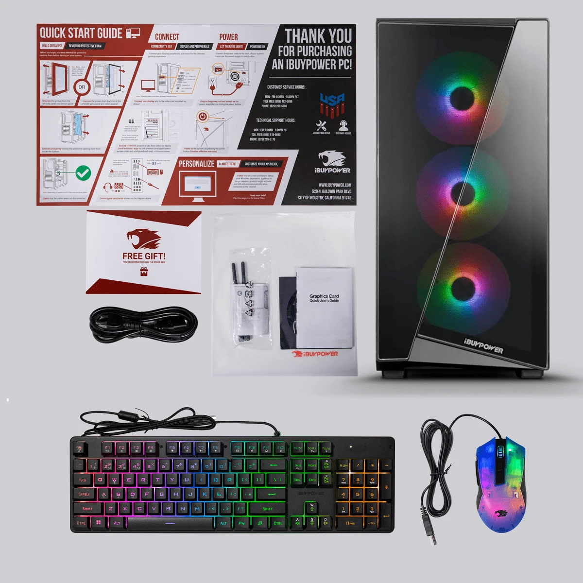 IBUYPOWER Gaming PC Desktop - Intel Core I7 13700F CPU Processor - 16GB ...