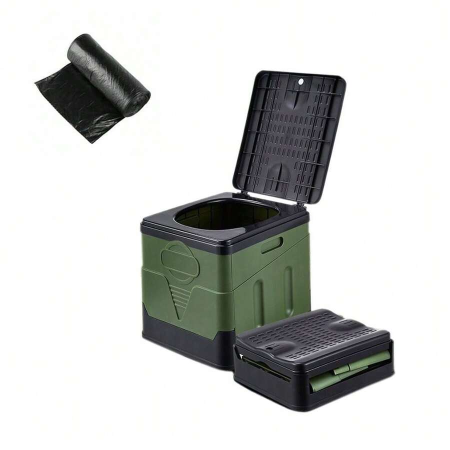 Portable Camping Toilet, Foldable Toilet For Adults, Porta Potty With ...