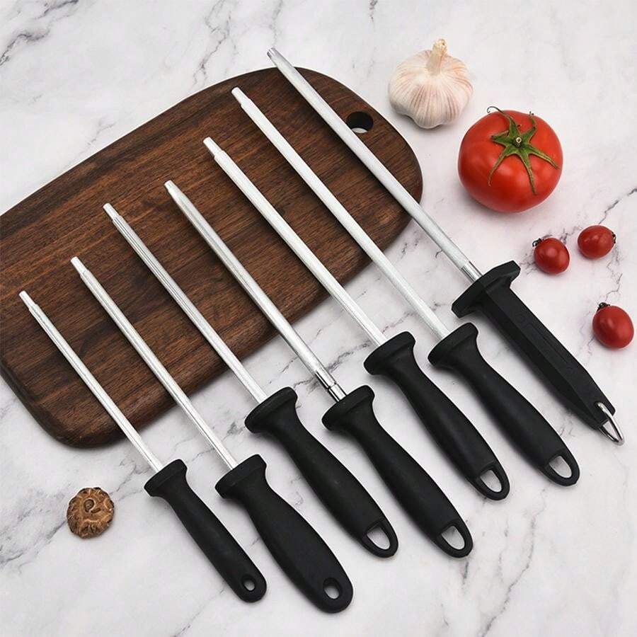 1pc Carbon Steel Kitchen Knife Sharpener, Hand-Held Sharpening Tool ...