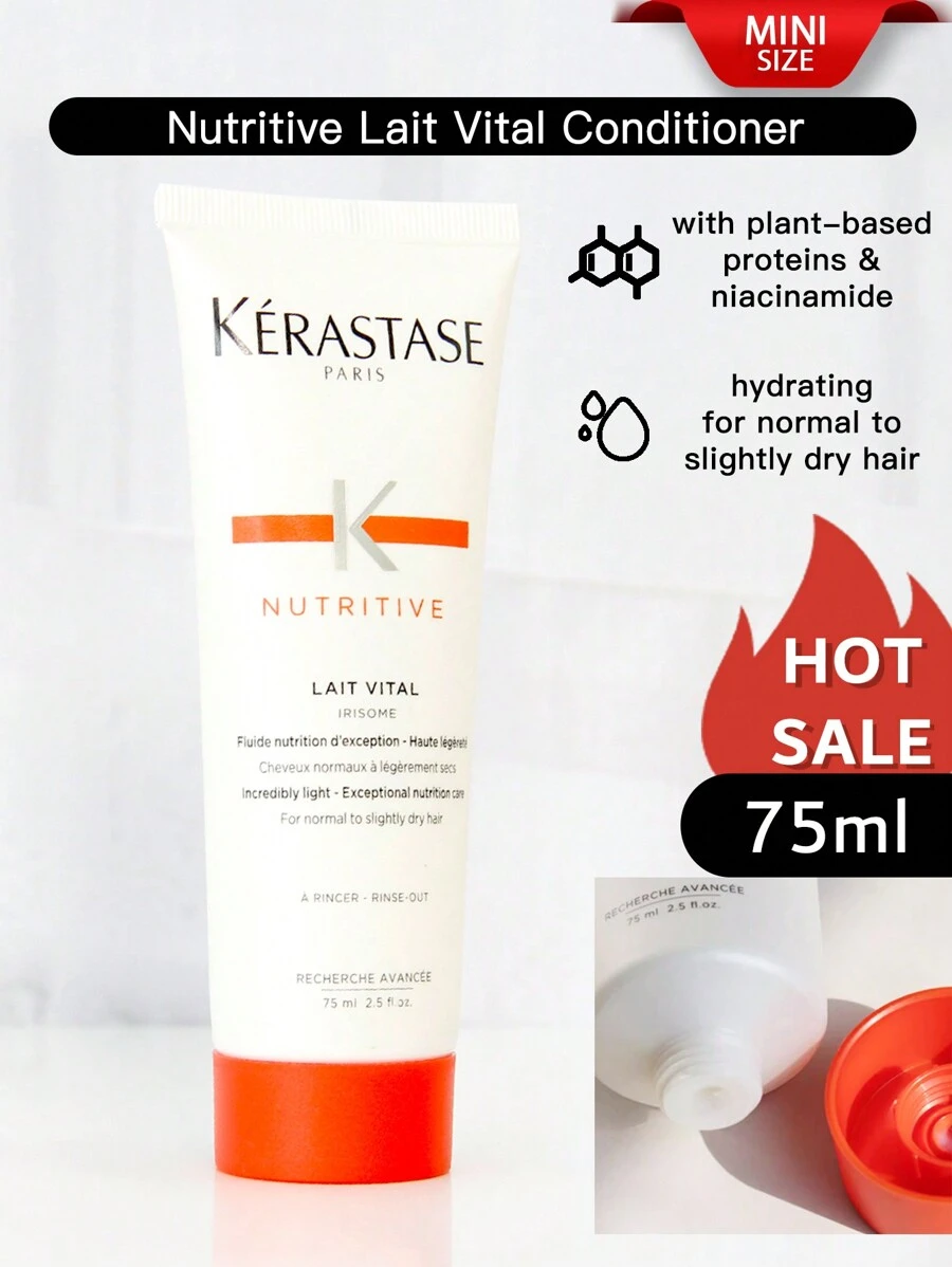 Kérastase [Mini]Nutritive Lait Vital Conditioner 75ml Hydrating ...