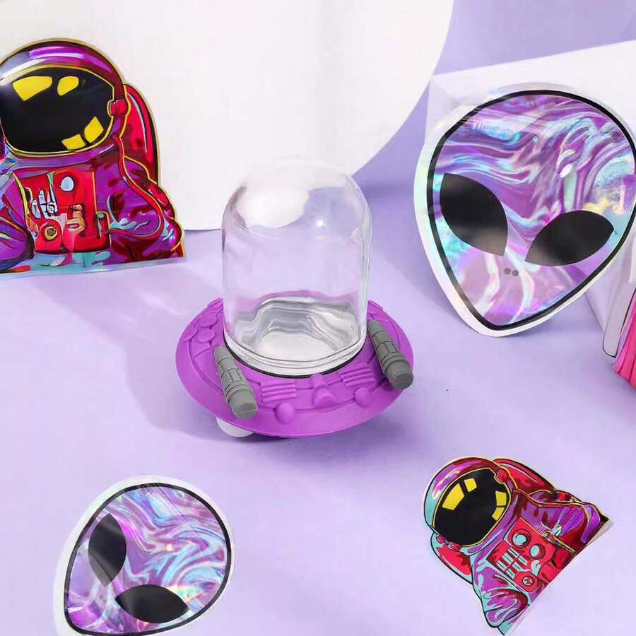 AREWTEC Stash Jar Smell Proof Container (3 Oz) Luminous Silicone Base ...