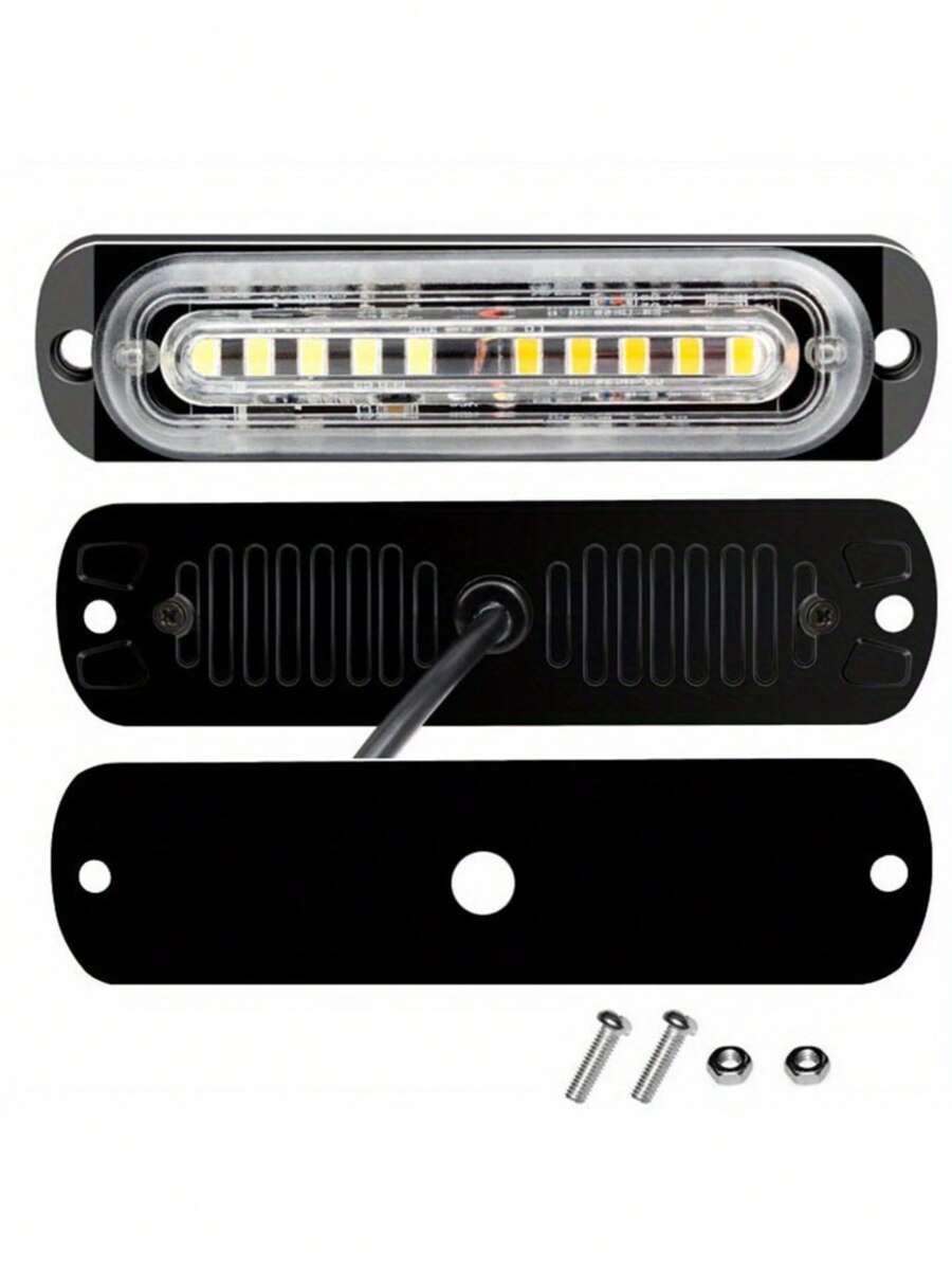 New Design 1pc 10LED Car Side Light 9-30V Ultra-Thin Motorcycle Rear ...