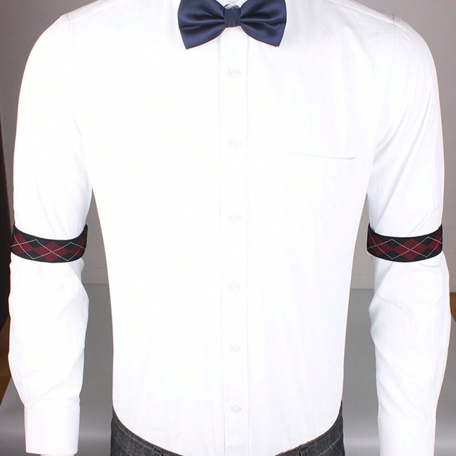 1pc Adjustable Men's Arm Band Bracelet, Versatile Sleeve Garter Elastic ...