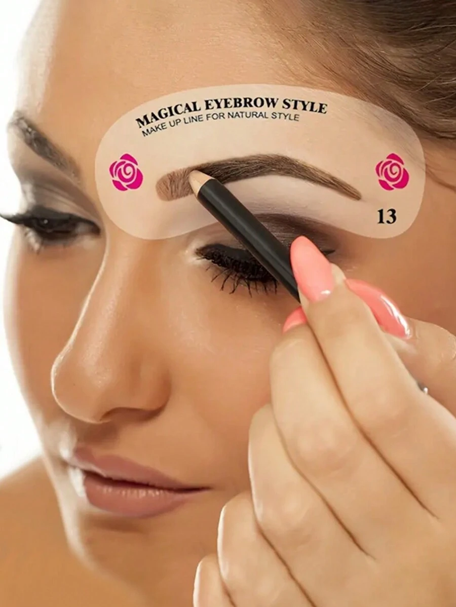 24pcs Eyebrow Shaping Molds, Eyebrow Grooming Kit, Beauty Tool Set For ...