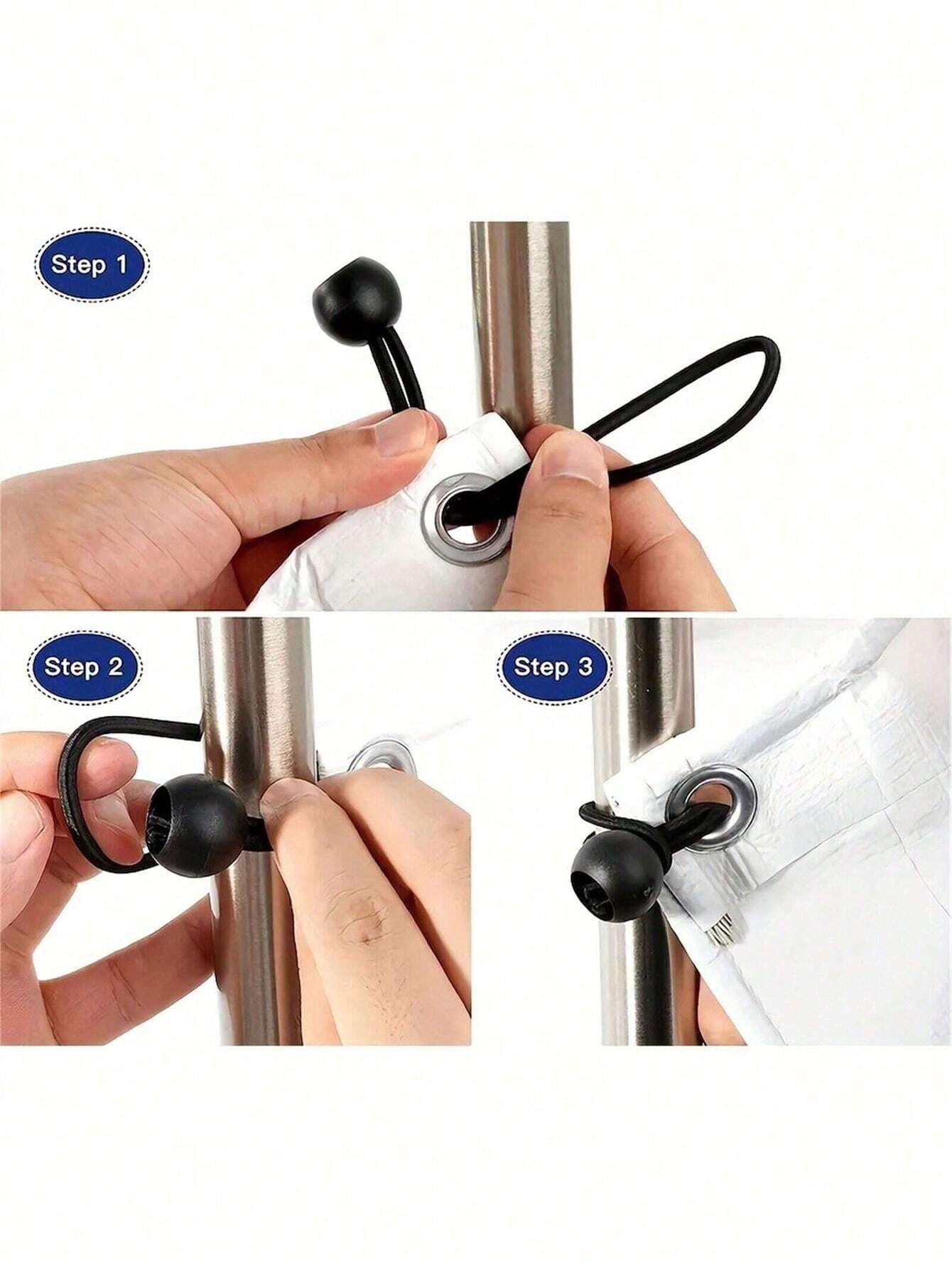 10pcs Durable Multi-Use 4-Inch Bungee Cord Heavy Duty Ball Bungee Cords ...