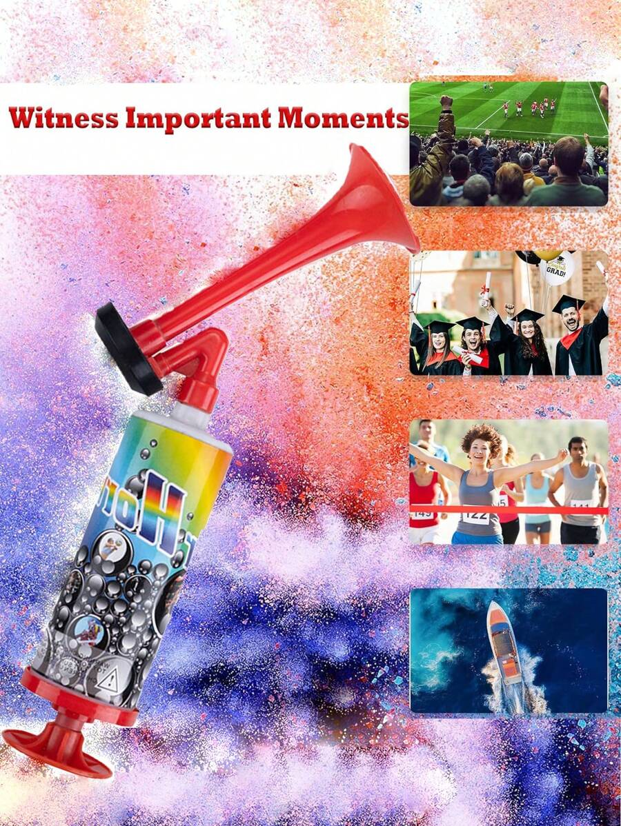 2 - Large Airflow Horns, Handheld Airflow Horn Speakers For Birthday ...