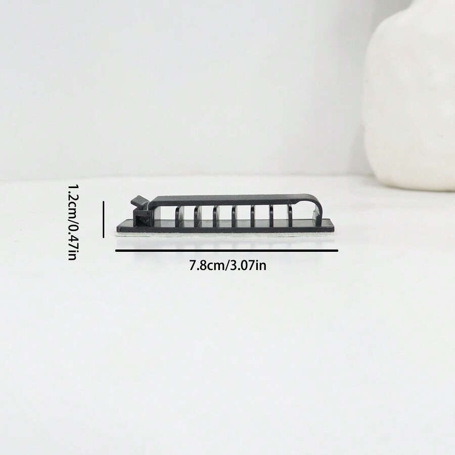 1pc Cable Organizer With Adhesive Pads For Fixing Wire, Power Cable And ...