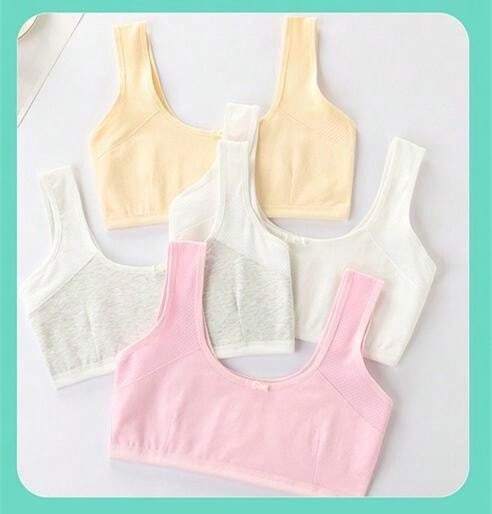 Cotton Underwear For Teen Girl, Developmental Period Pure Cotton Vest ...