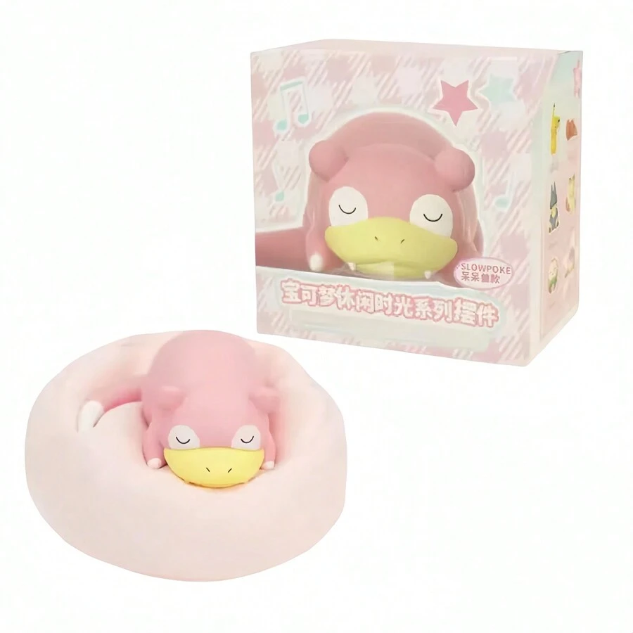 pokemon 1pc Genuine Pokemon Toys Slowpoke Cute Anime Figure Model Dolls ...