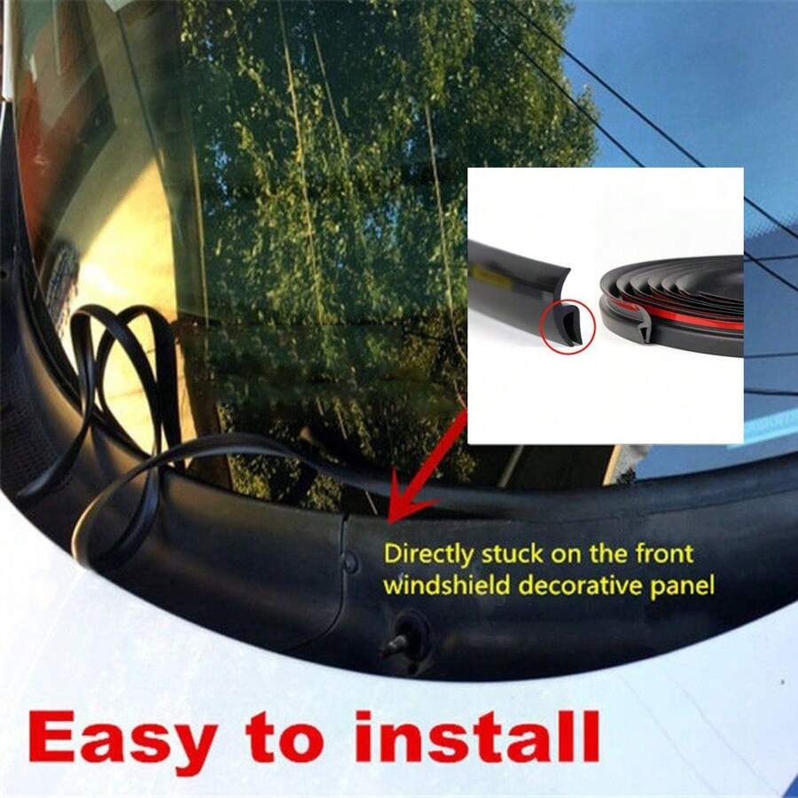 1.7m Car Rubber Seal Strips Seal Protector Sticker Window Edge ...