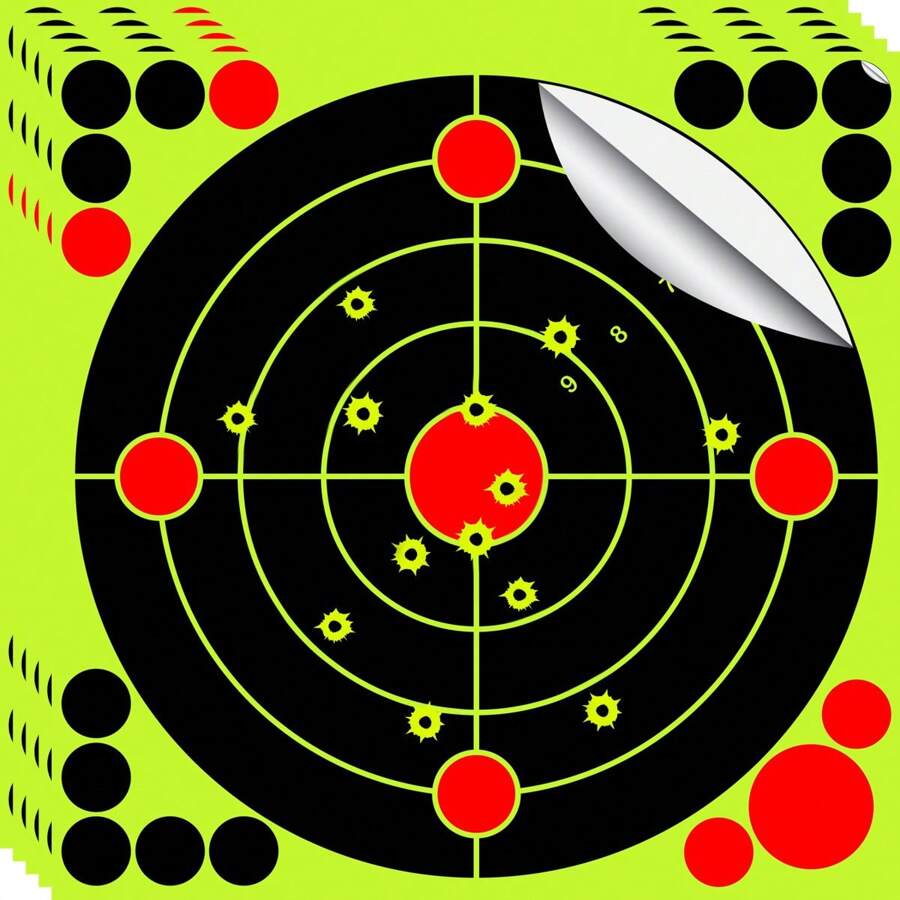 10pcs 12*12inch Splatter Target Sticker Self Adhesive Shooting Targets ...