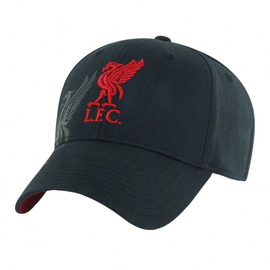 Liverpool FC Unisex Adult Obsidian Crest Baseball Cap (Black) | SHEIN UK