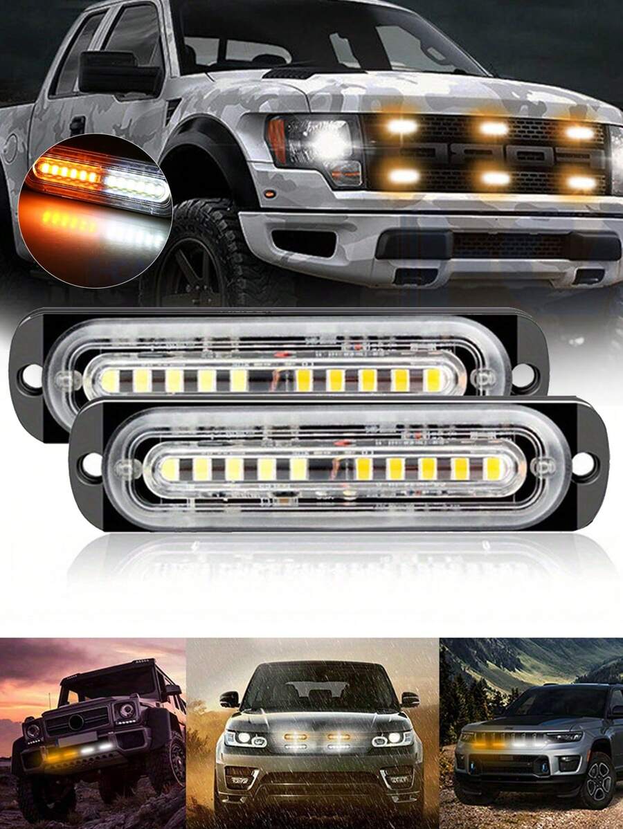 New Design 1pc 10LED Car Side Light 9-30V Ultra-Thin Motorcycle Rear ...