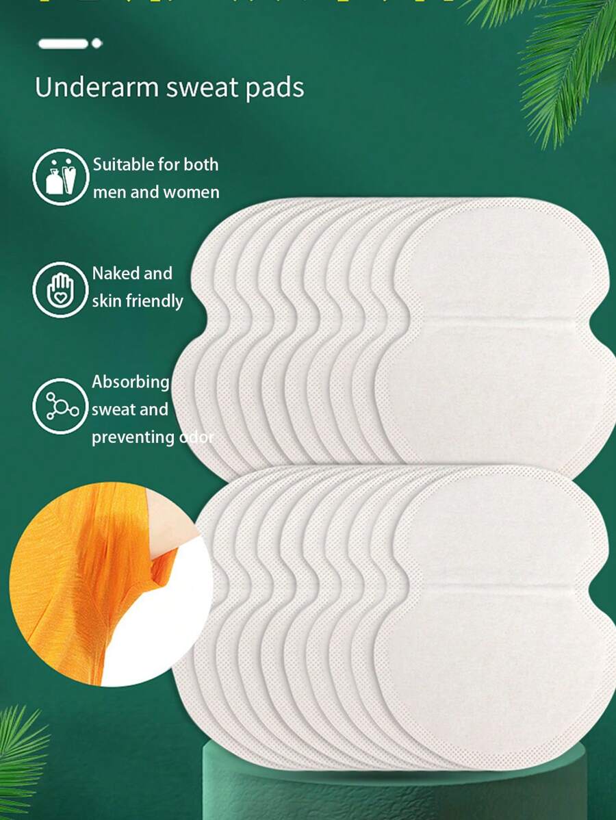 Armpit Sweat Absorbent Pads, Anti-Sweat Stickers For Women, Ultra-Thin ...