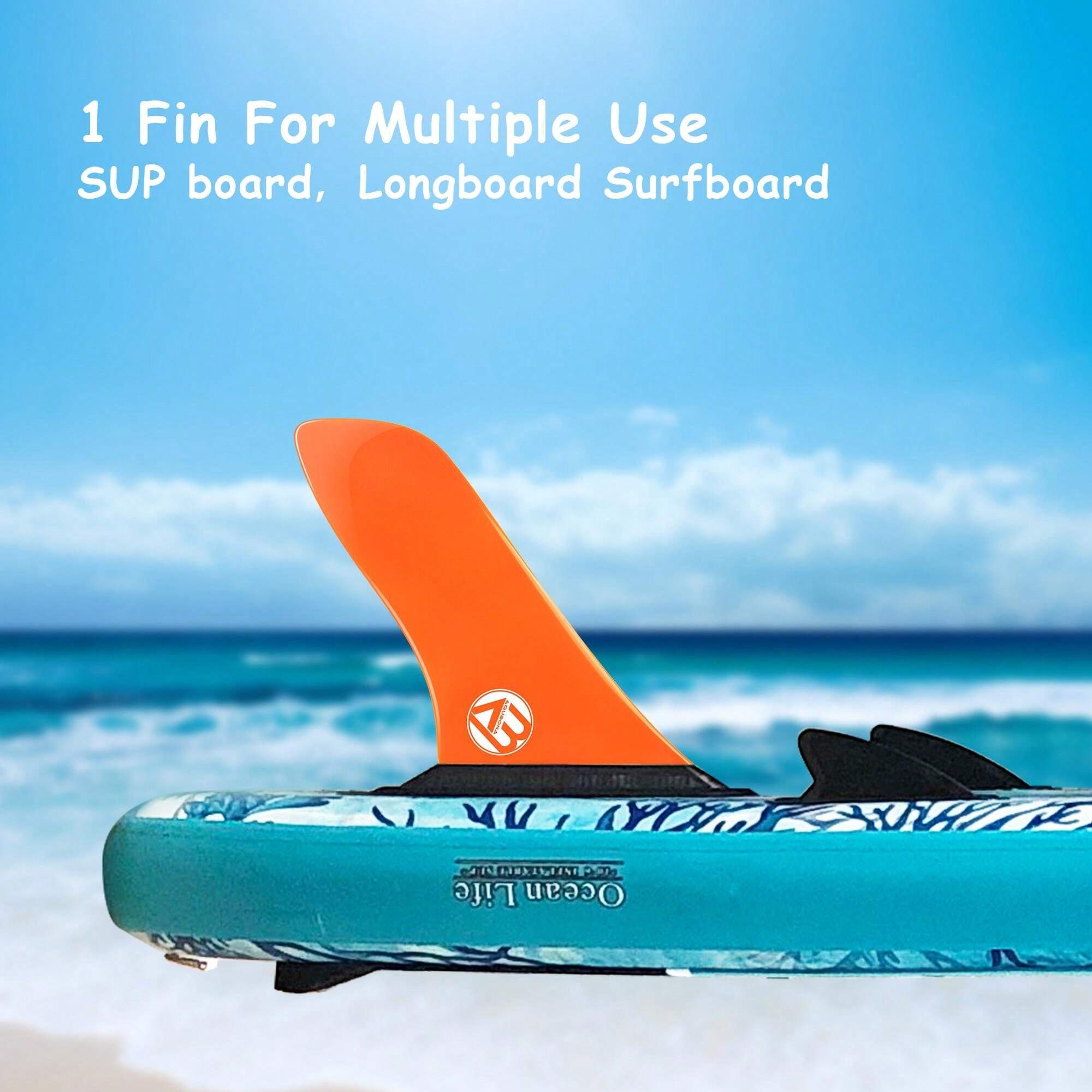 9'' SUP Fin, 9 INCH Surf & SUP Single Center Watervin Quick Release ...