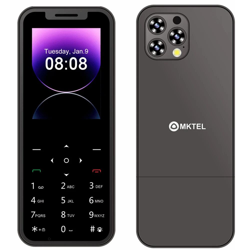 2G Feature Phone, Four SIM Cards Standby, Flashlight, FM Radio, Ultra ...