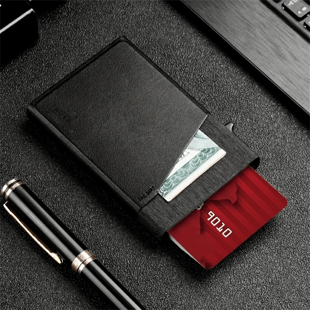 1pc Slim Man's Magnetic Attraction Card Holder- Minimalist Mens Wallet ...