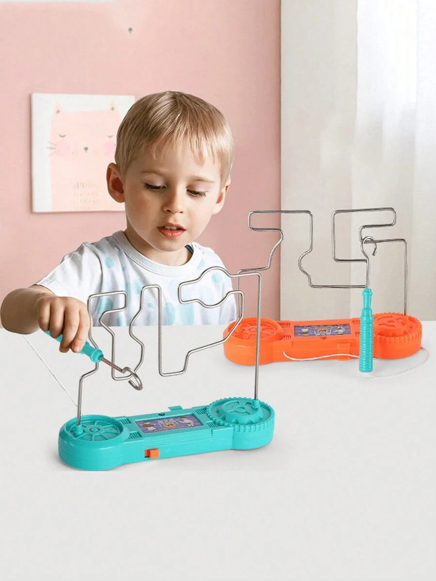 Buzz Wire Game Collision Electric Shock Maze Touch Game Toy For Family ...