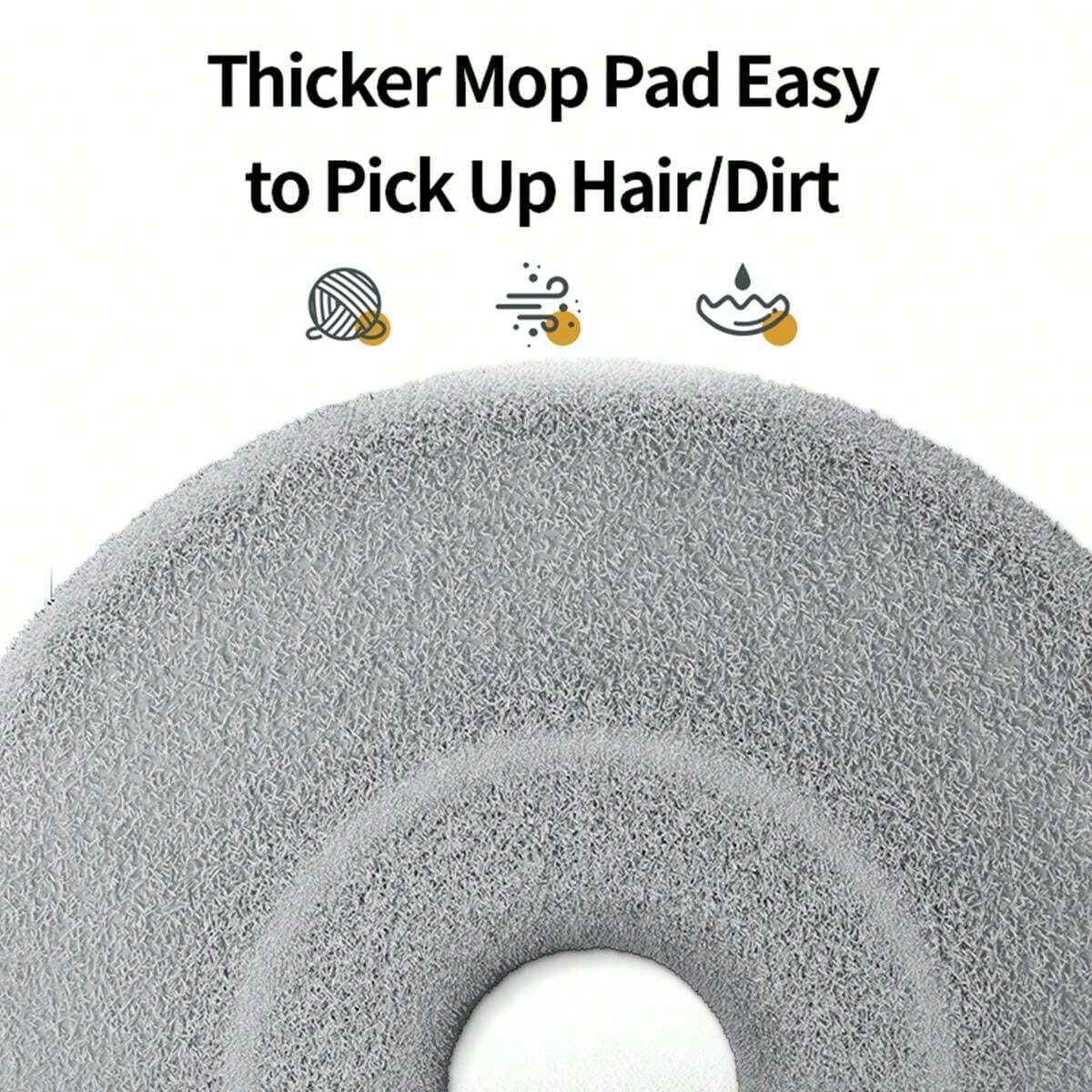 1pc Spin Mop & Bucket Set, With Rotatable ABS & Stainless Steel Mop ...