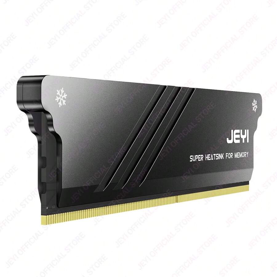 JEYI 2pcs Memory RAM Heatsink With Thermal Pads, Desktop RAM Cooler DDR Radiation Dissipate For ...
