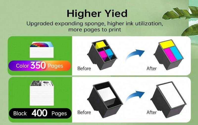 CORALjet Coraljet PG-540XL CL-541XL Black Color Ink Cartridge ...