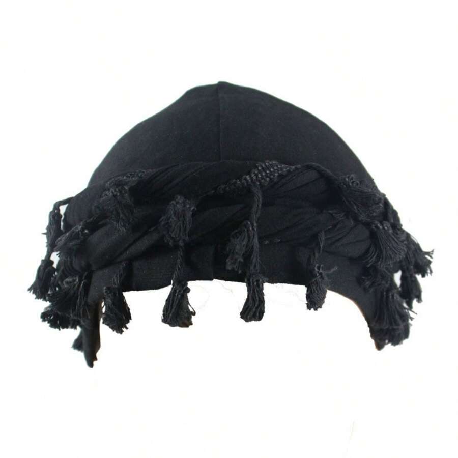 Satin Lining Turban With Tassels For Women Halloween | SHEIN USA