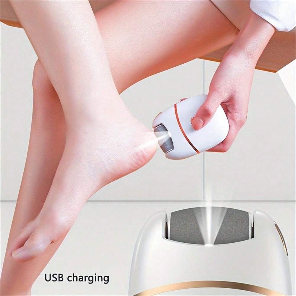 1pc Electric Foot Grinder, Rechargeable Thick Leather Polishing Foot ...