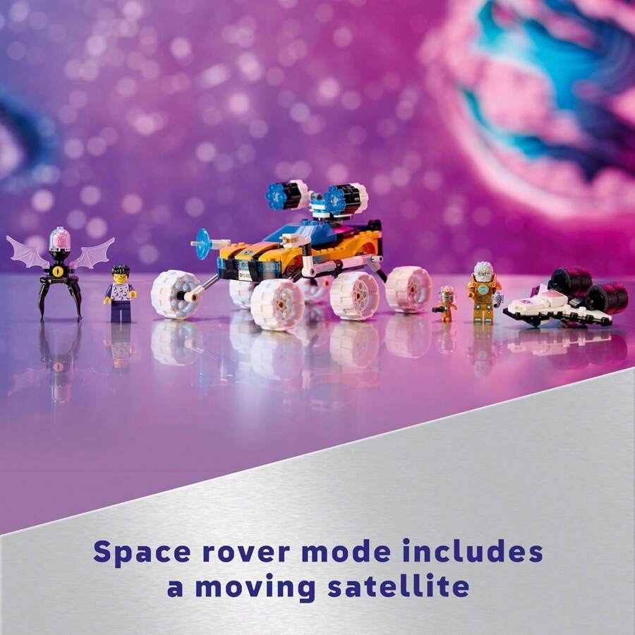 LEGO DREAMZzz Mr. Oz's Space Car Toy, Transforming Vehicle Building Set ...