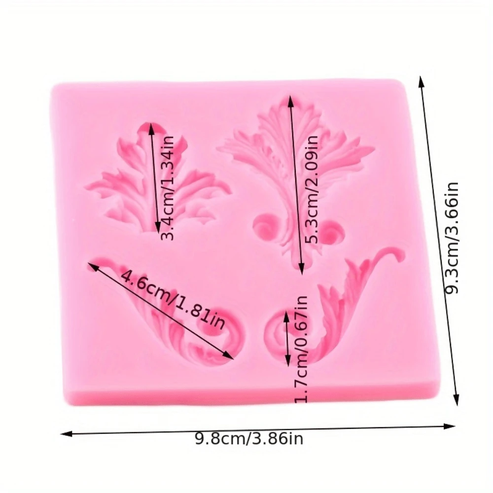 Classic Embossed Pattern Mold, Soft Candy Cake Decorating Tool ...