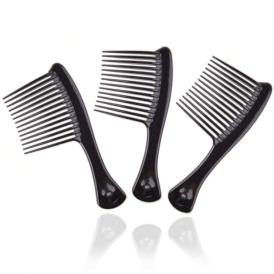 1/2pcs Professional Wide Tooth Comb Jumbo Rake Comb For Effortless ...