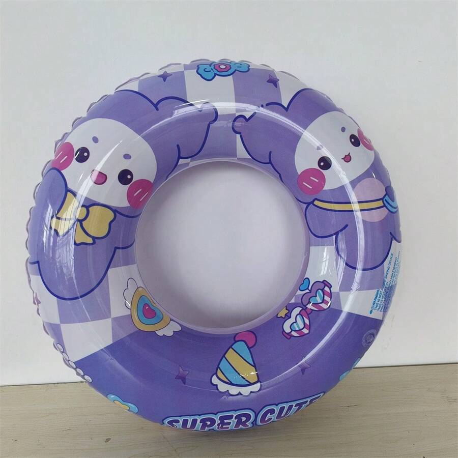 1pc Inflatable Cartoon Swimming Ring Underarm Ring 24.4inch, PVC ...