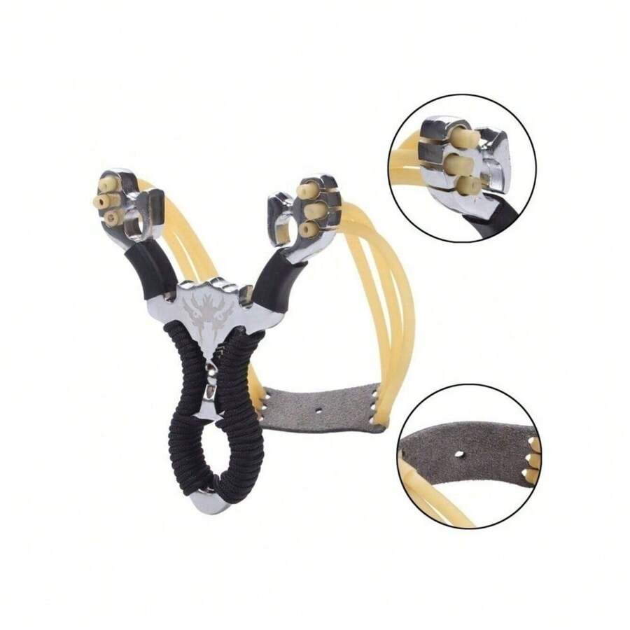 Powerful Slingshot Bow Catapult,Outdoor Hunting Sling Shot Rubber Bands ...