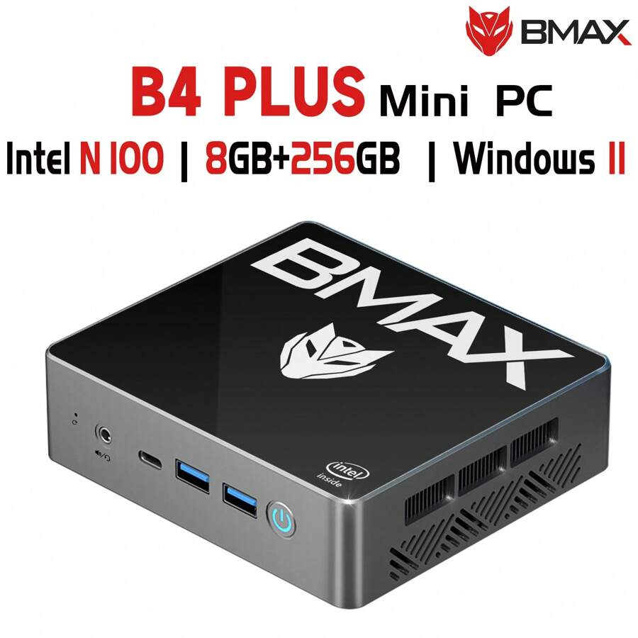 Bmax B4 Plus Mini Pc Intel® Processor N100 16gb Ddr4 Ram 512gb Ssd