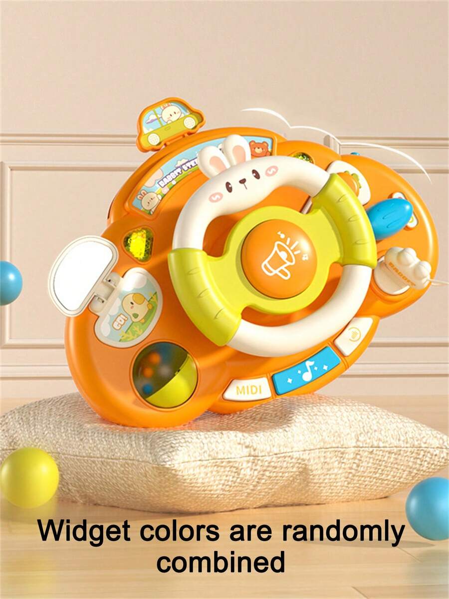 1PC Interactive Children's Steering Wheel - Educational Music & Driving ...