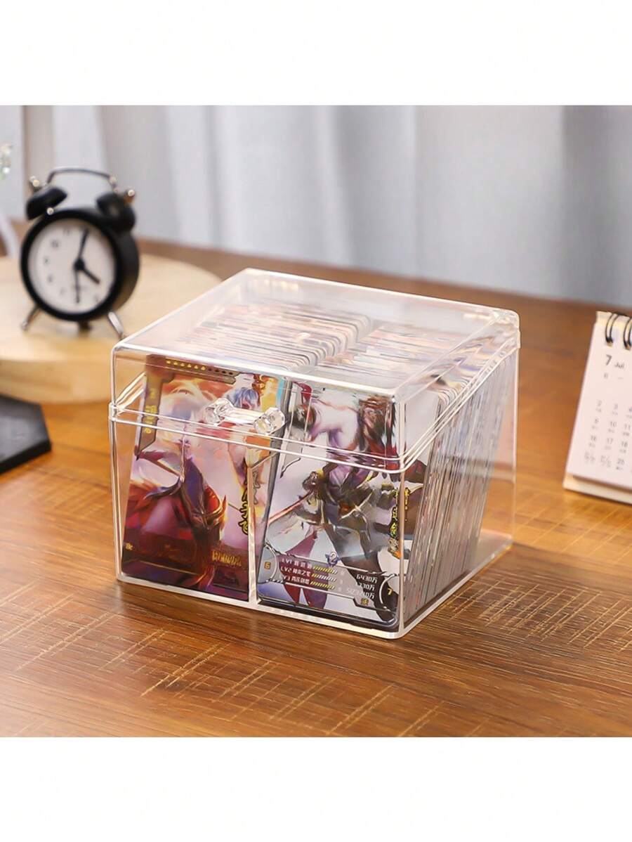 Japanese Card Storage Box Transparent Desktop Business Card ...
