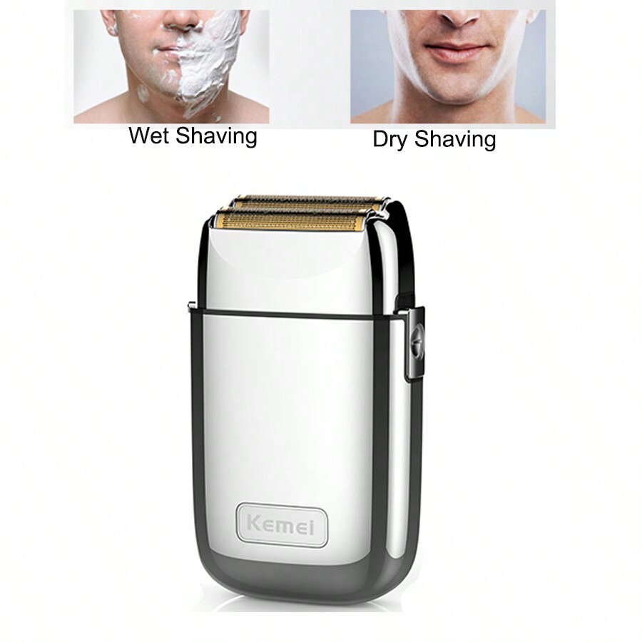 Kemei KM-TX1 Alles Metall Elektrischer Rasierer für Männer Elektrischer ...
